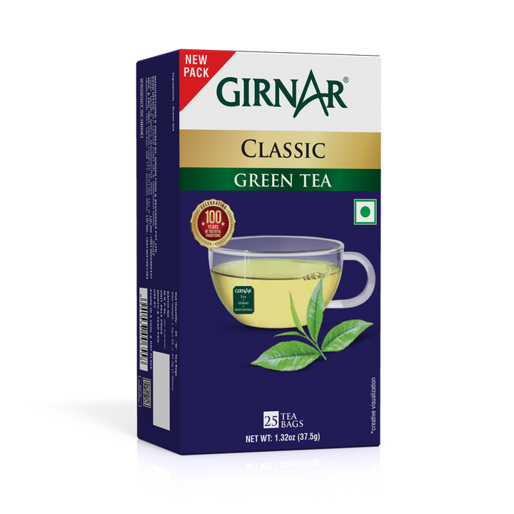 Green Tea Bags – Girnar Tea